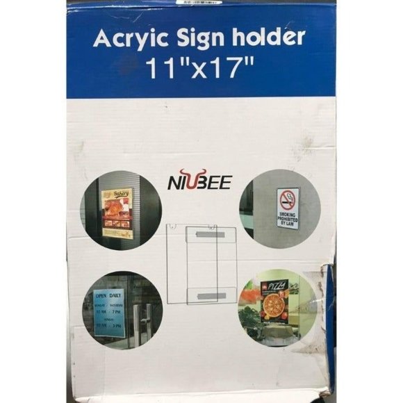 No brand / Not sure | Art | Acrylic Sign Holder 1x17 Horizontal Clear ...